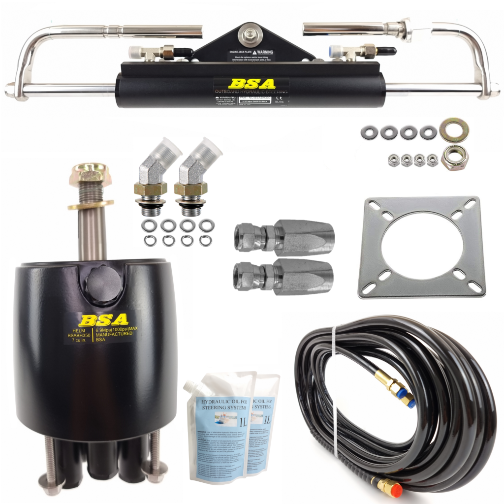 Hydraulic Outboard Steering Kit - Up To 150hp | BSA